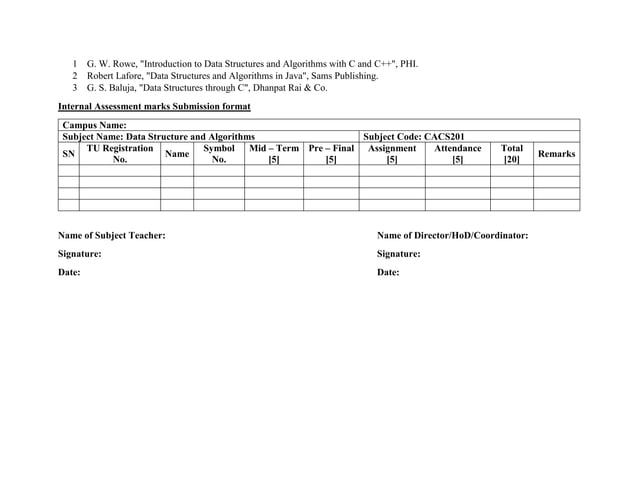 Data-Structure-Algorithms-.docx | Programming Languages | Computing