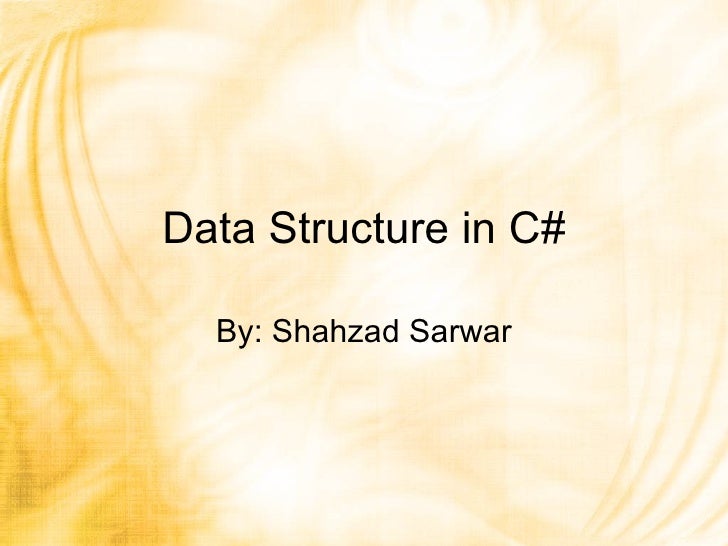Data Structure In C#