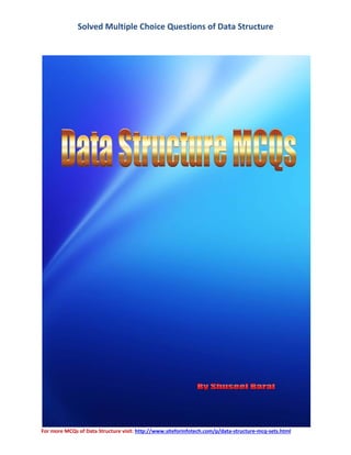 Data structure - mcqs | PDF