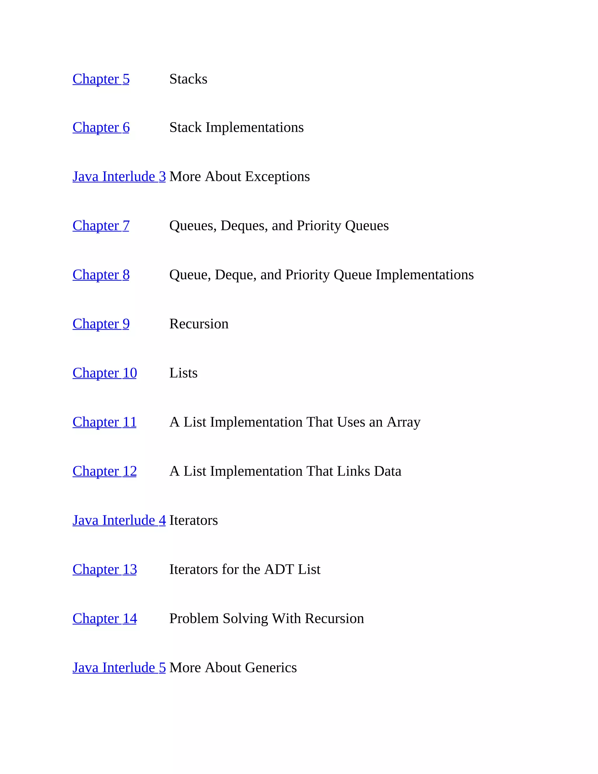 Data Structures and Abstractions with Java 5th Edition Carrano Solutions Manual | PDF