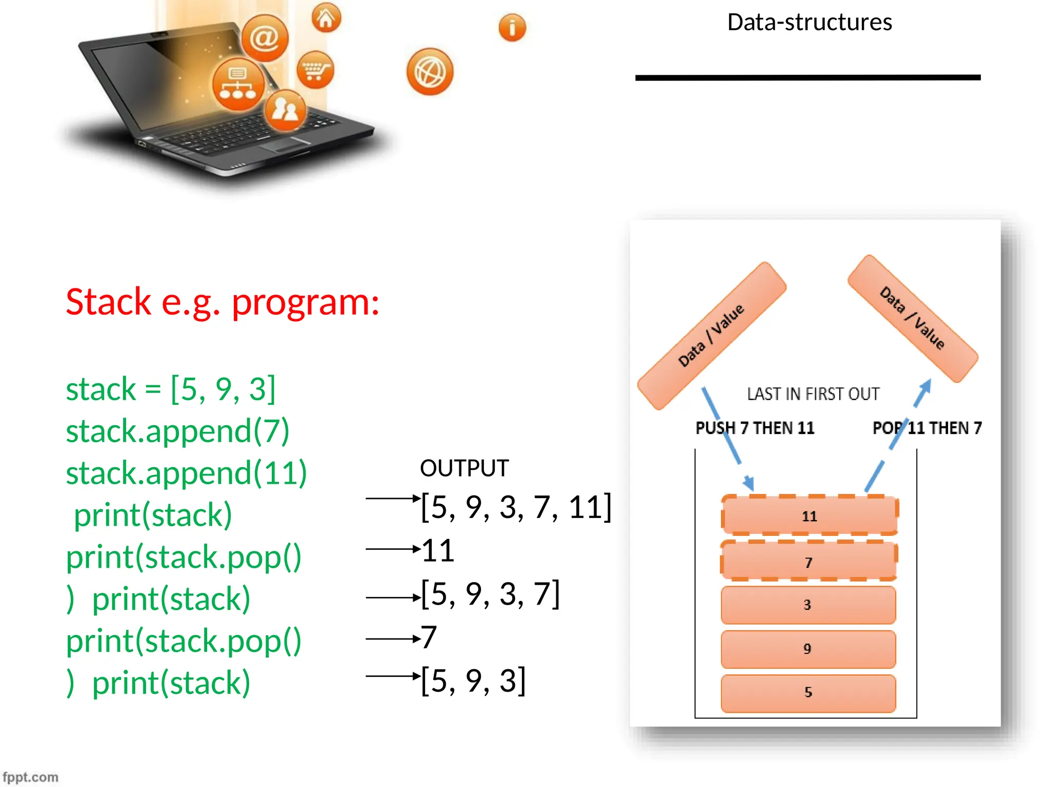 Data -structures for class 12 , easy ppt | PPTX | Programming Languages | Computing