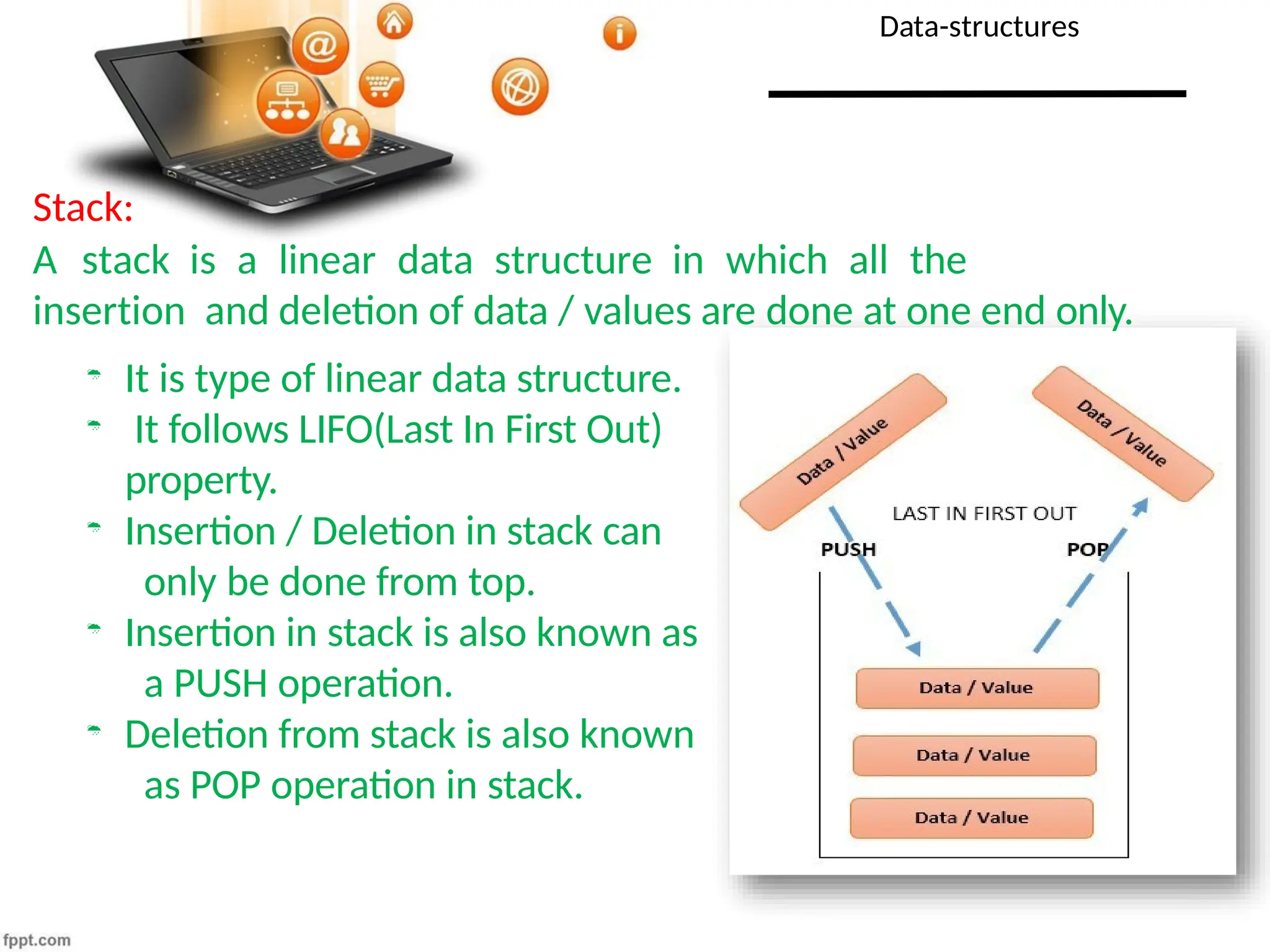 Data -structures for class 12 , easy ppt | PPTX | Programming Languages | Computing