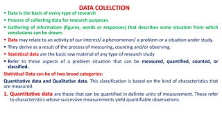 DATA - TYPES & METHODS OF THEIR COLLECTION.pptx