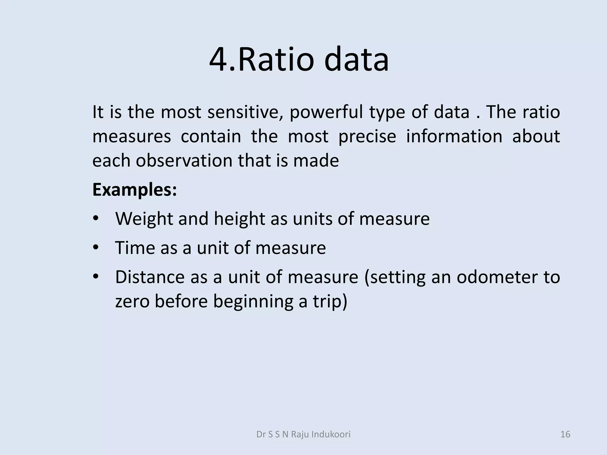 Data types of measurement scales | PPTX