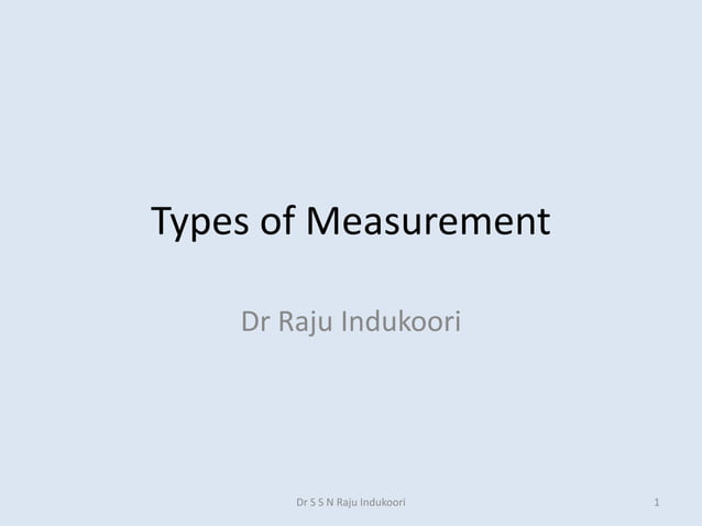 Data types of measurement scales | PPTX | Physics | Science