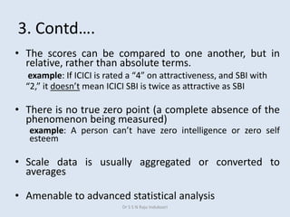 Data types of measurement scales | PPTX