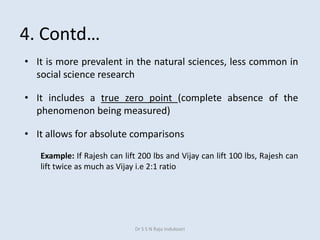 Data types of measurement scales | PPTX