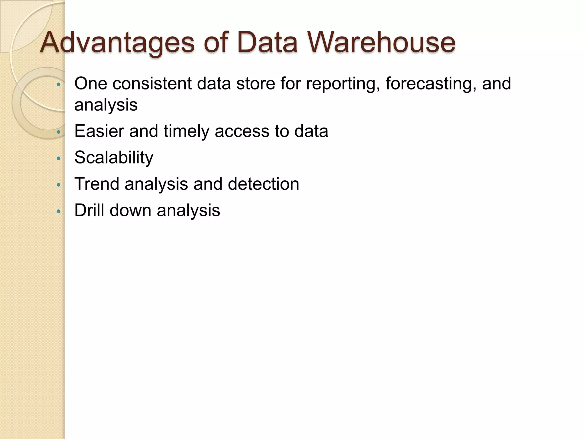 Introduction to Data Warehousing | PPT