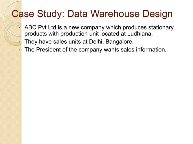 Introduction to Data Warehousing | PPT