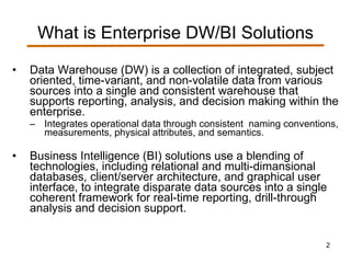Data warehouse 101-fundamentals- | PPT