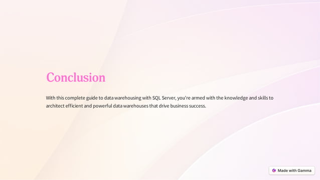 Unlocking Insights: The Comprehensive Guide to Data Warehousing with SQL Server | PPT