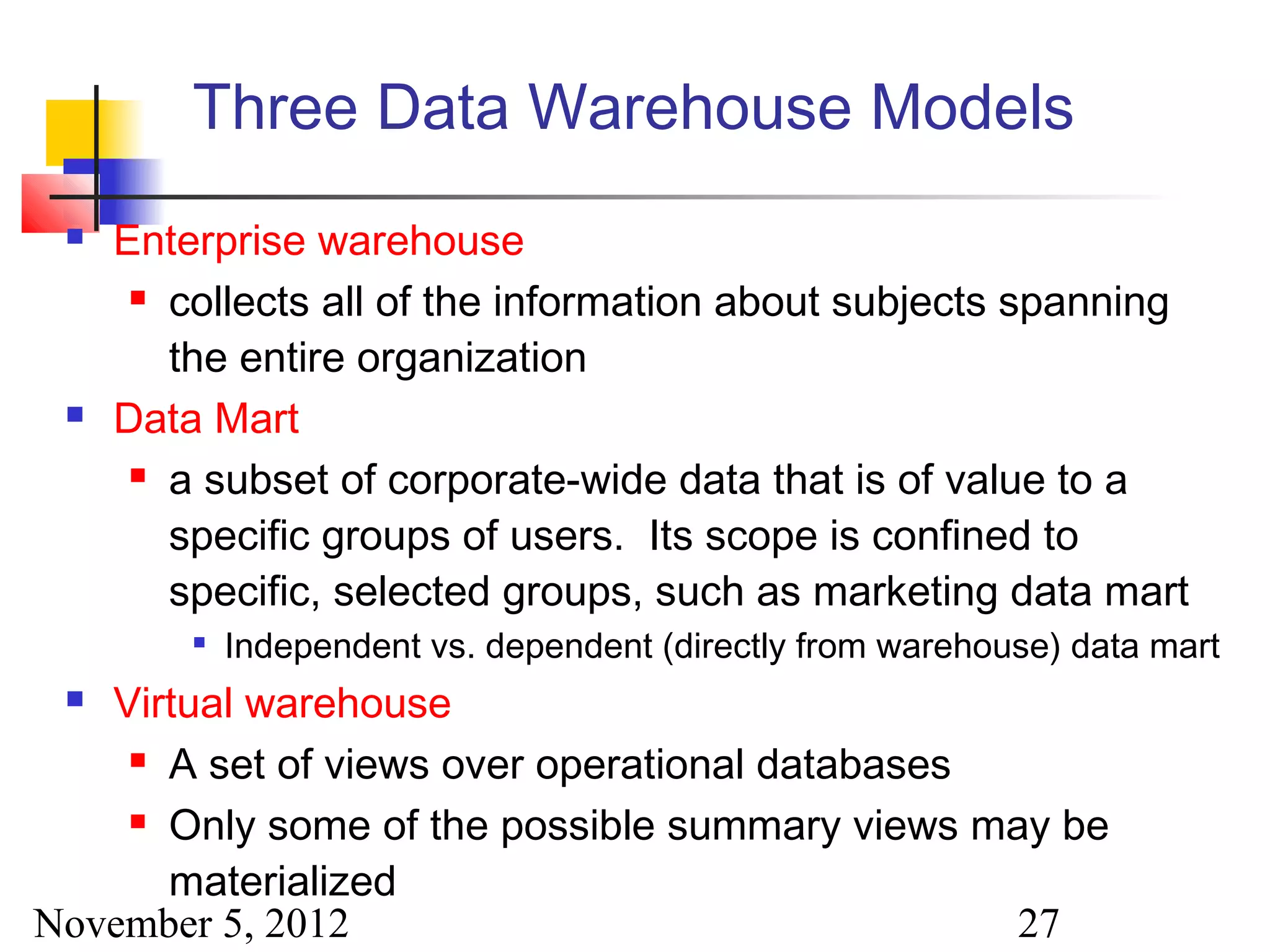 Data warehousing | PPT