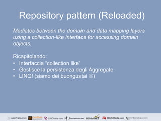 Build a LINQ-enabled Repository | PPTX | Databases | Computer Software and Applications