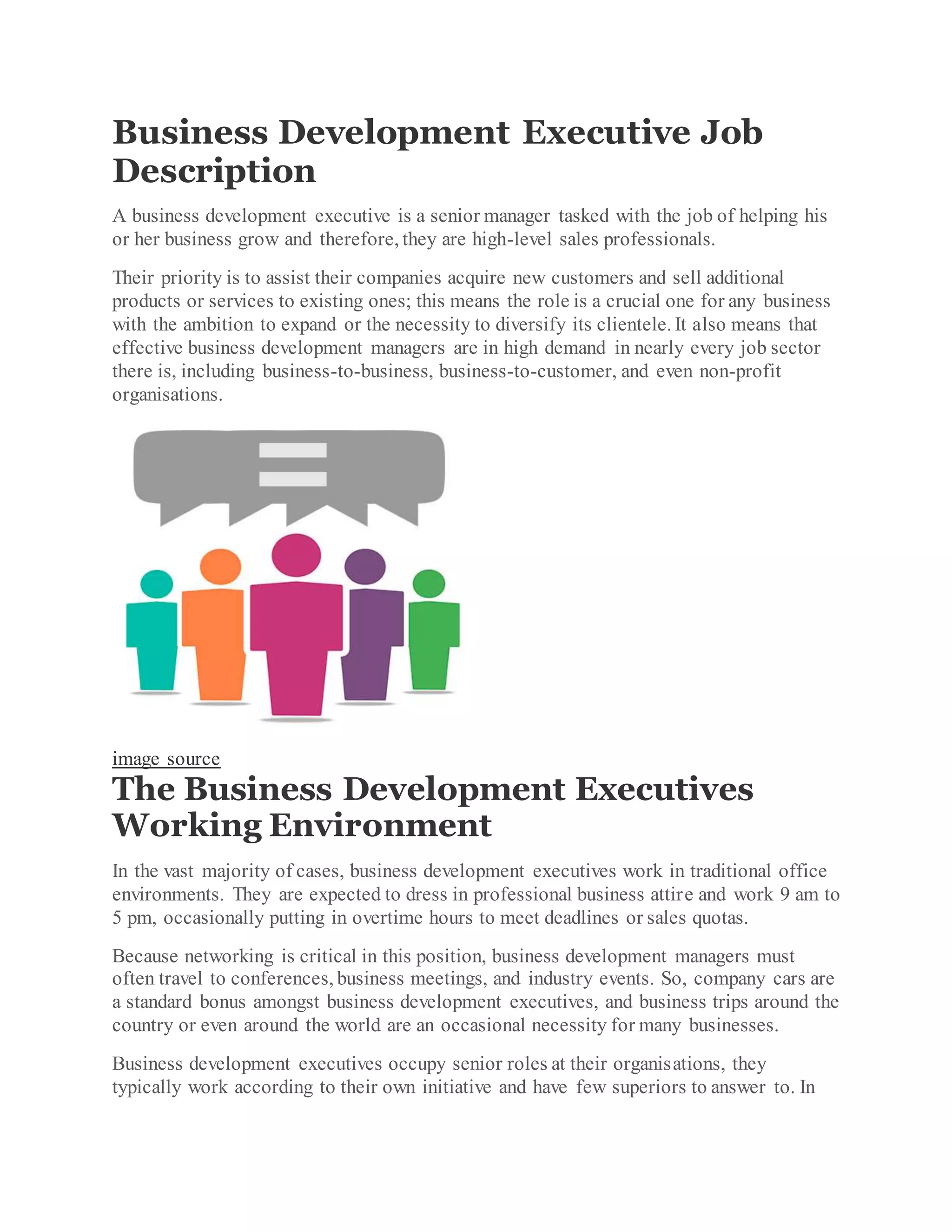 roles and responsibilities of BDE | DOCX