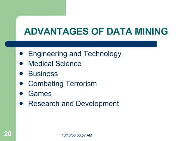 DATA WAREHOUSING AND DATA MINING | PPT
