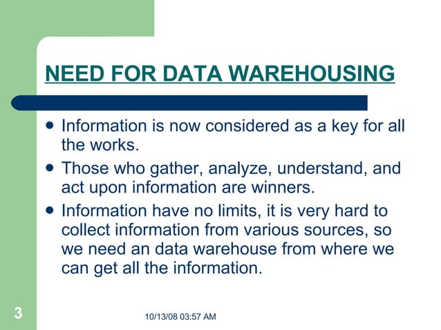 DATA WAREHOUSING AND DATA MINING | PPT