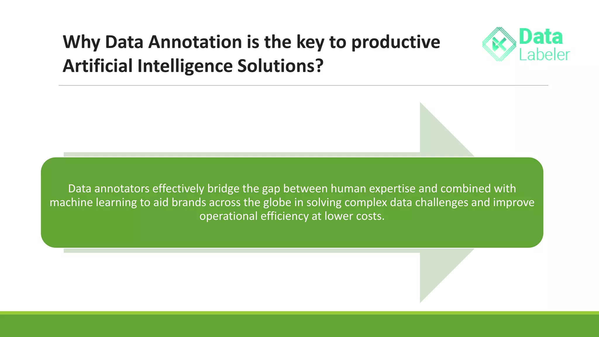 Why Data Annotation is the key for productive Artificial Intelligence ...