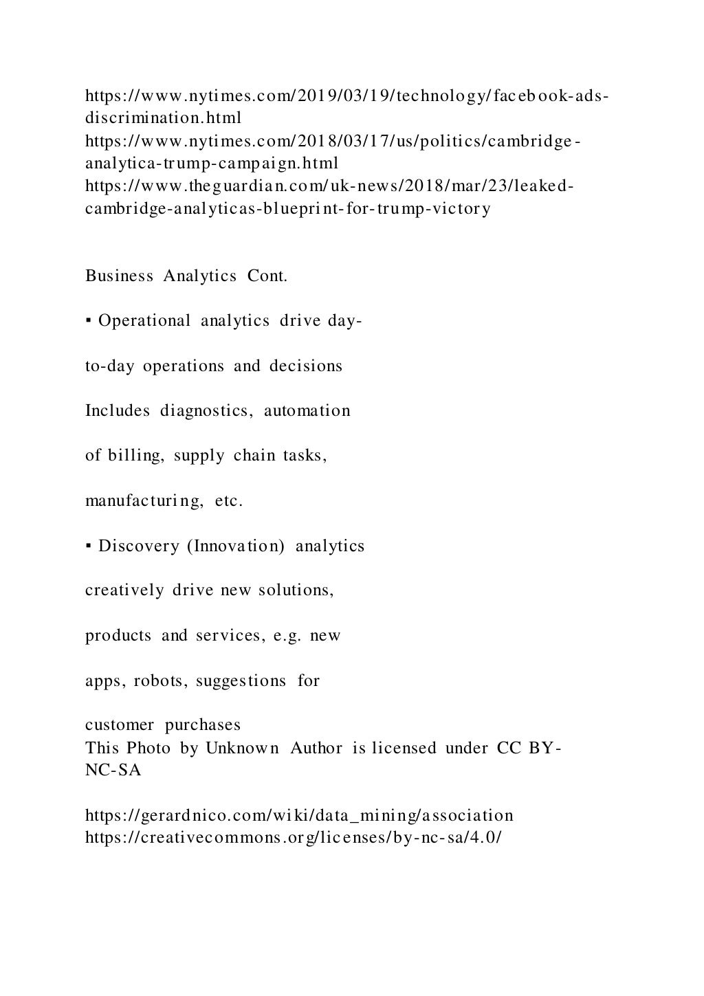 DATA4000 Introduction to Business AnalyticsWhat is Bus | DOCX