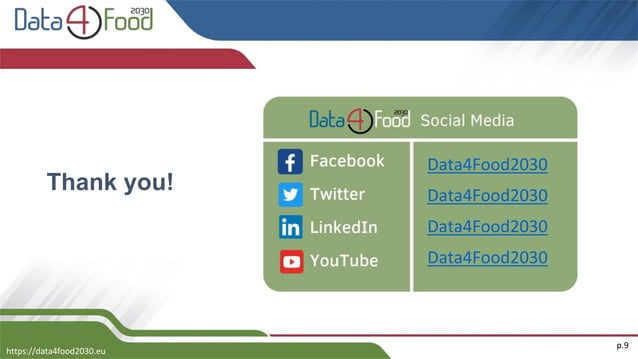 Horizon Europe Data4Food2030 General Presentation | PPT