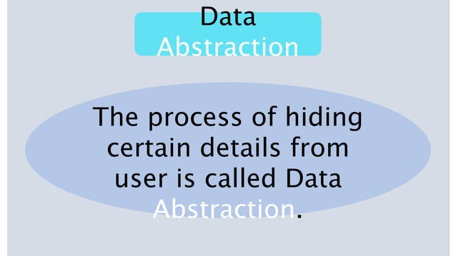 Data abstraction in DBMS | PPTX