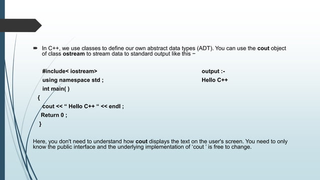 DATA ABSTRACTION.pptx | Computing | Technology & Computing
