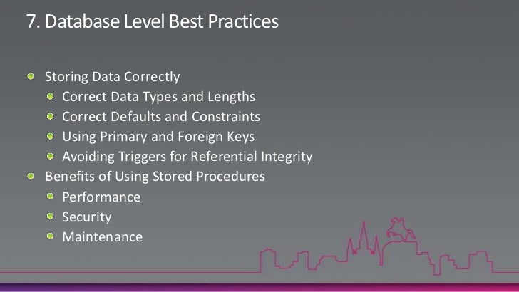 Data access best practices Data access best practices