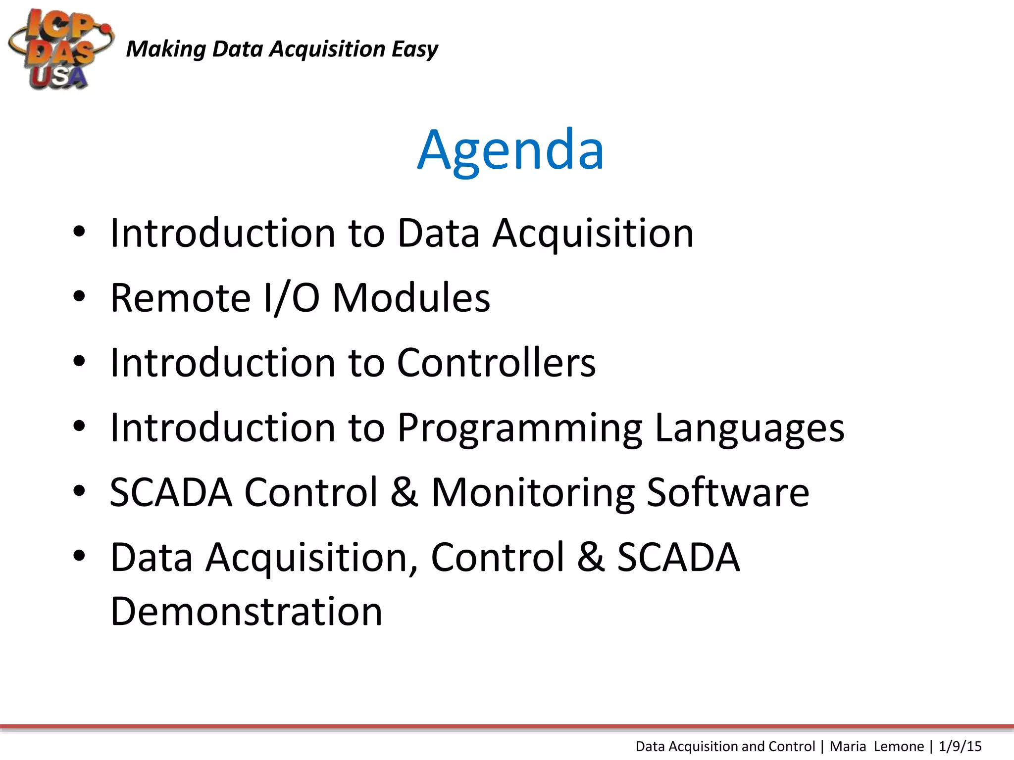 Data Acquisition and Control | PPTX
