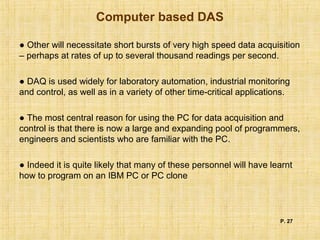 Data acquisition & system control basic information | PPT