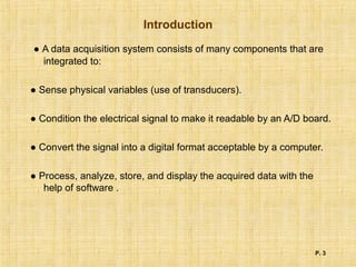 Data acquisition & system control basic information | PPT