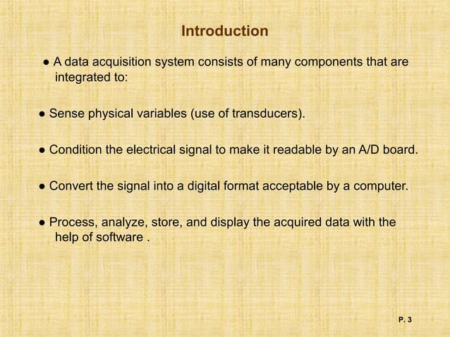 Data acquisition & system control basic information | PPT | Digital Audio | Computer Software ...