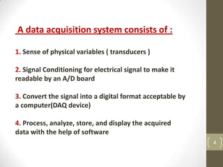 Data acquisition system | PPTX