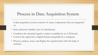 Data acquisition system | PPTX | Computing | Technology & Computing