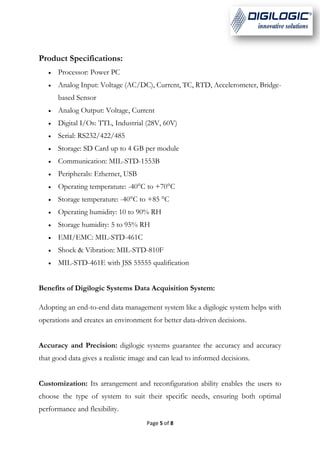 Data Acquisition Systems from Digilogic Systems | PDF | Computer ...