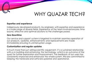 (2014) Quazar Data Acquisition Systems | PPT