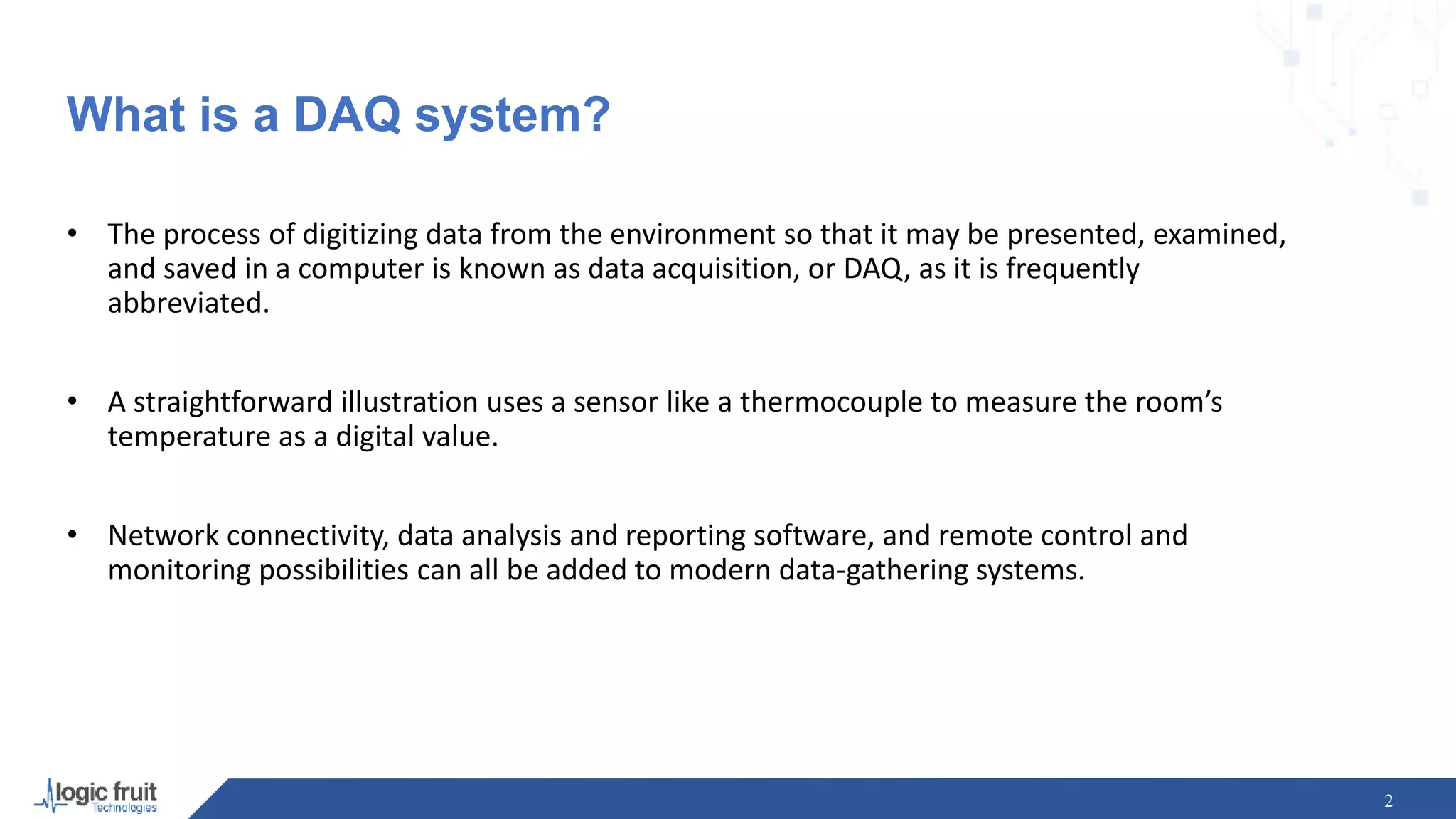 Data Acquisition System – The Complete Guide | PPT