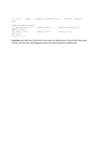 Data aggregation in R | PDF