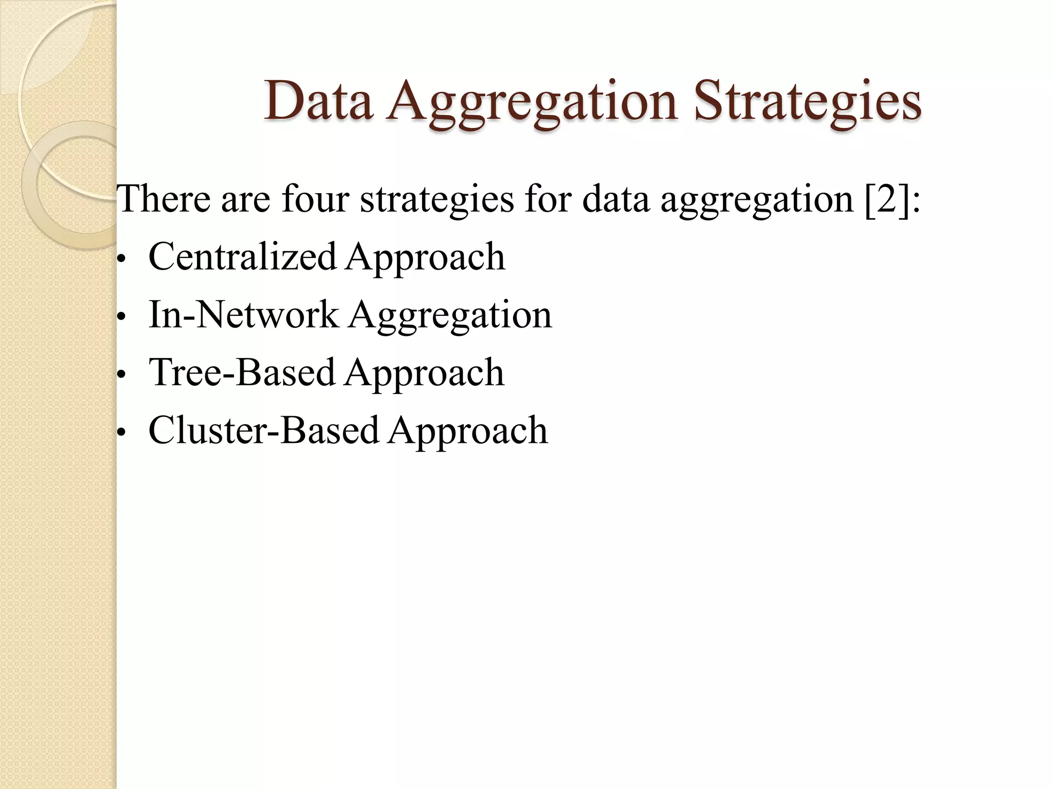 Data aggregation in wireless sensor network | PDF