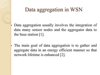 Data aggregation in wireless sensor network | PDF