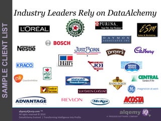 Data Alchemy Overview Presentation (Static Version) | PPT