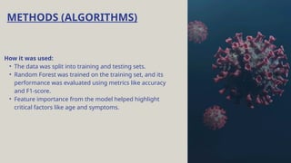 data analytics presentAtion on cororna virus or covid -19 detection ...