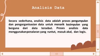 PEMAHAMAN DASAR DATA ANALYTIC DASAR SMK. | PPT