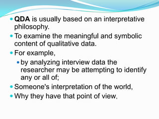 Data analysis | PPTX