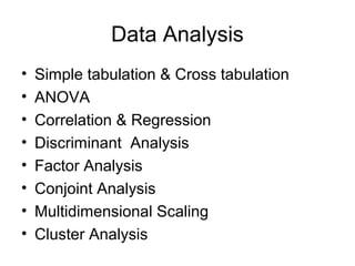Data analysis | PPT