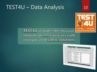 Data Analysis with Excel & TEST4U | PPT