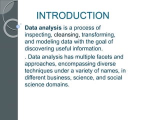 Data analysis | PPT