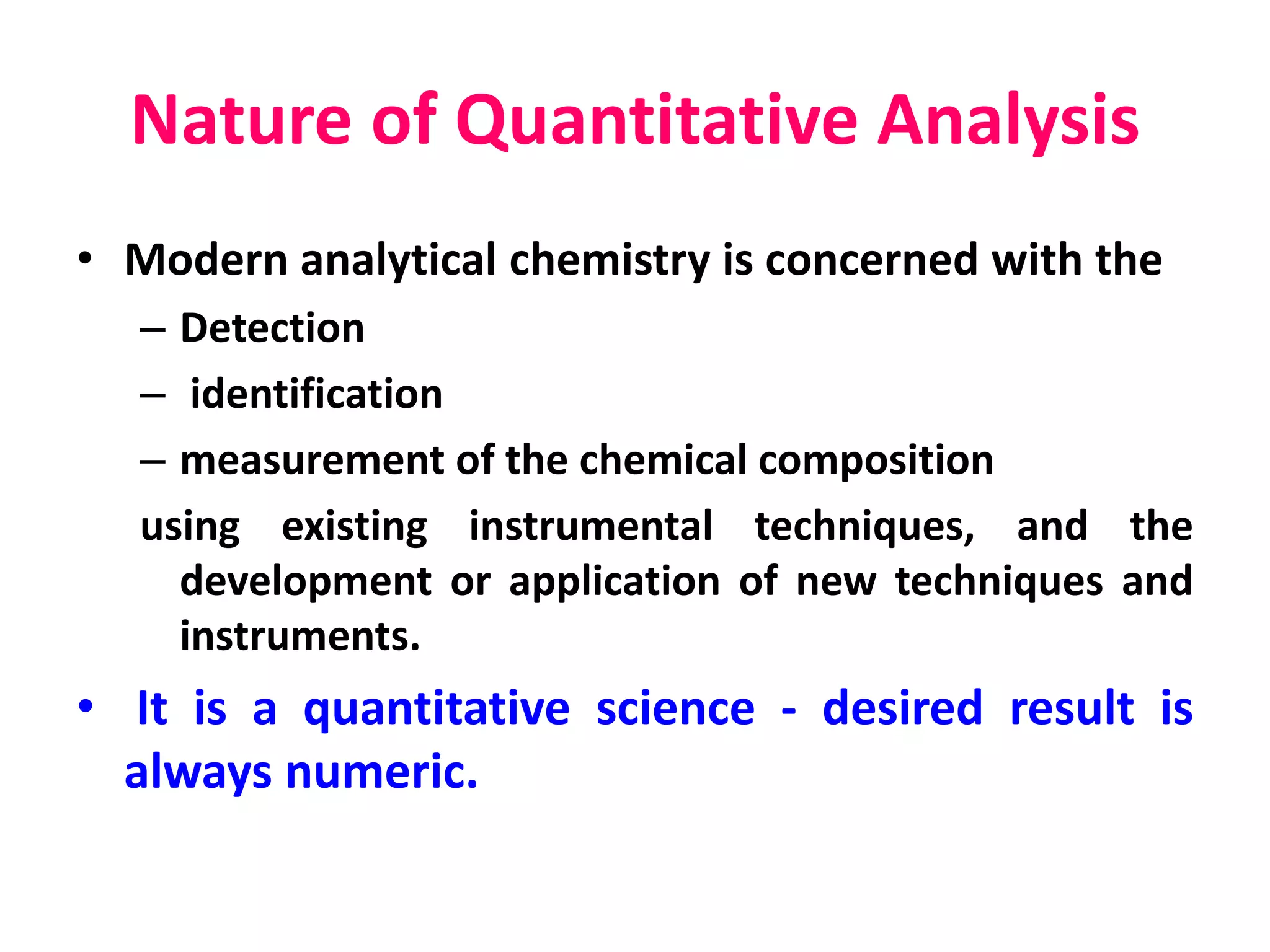 Data analysis | PPTX | Chemistry | Science