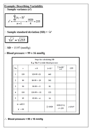 Data analysis ( Bio-statistic ) | PDF