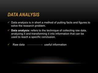 Data analysis | PPT