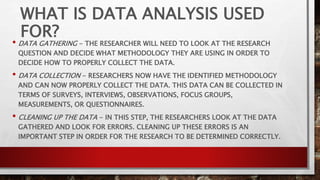 Data Analysis.pptx | Educational Assessment | Education