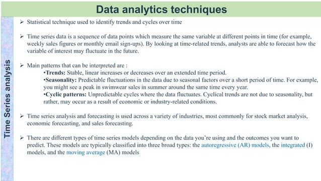 Data Analysis - Approach & Techniques | PPTX